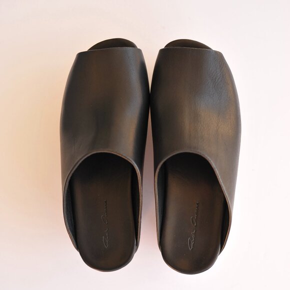 Rick Owens | Shoes | Rick Owens Peep Toe Clogs Size 8 | Poshmark
